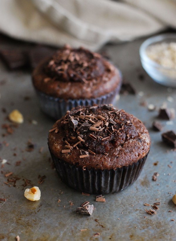 "Nutella"muffins utan tillsatt socker - Baka Sockerfritt
