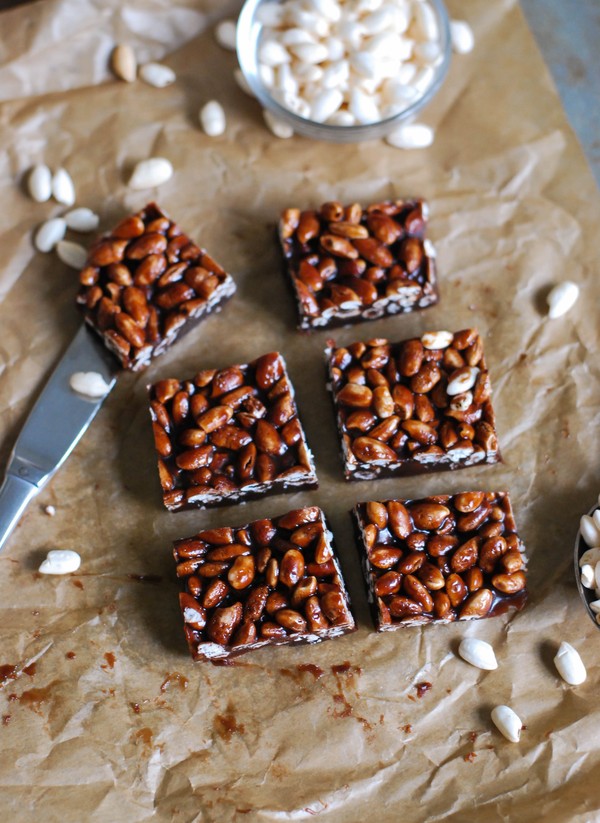 Kola med puffat ris - Baka Sockerfritt