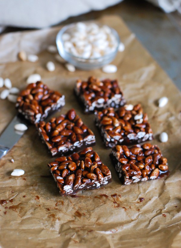 Kola med puffat ris - Baka Sockerfritt