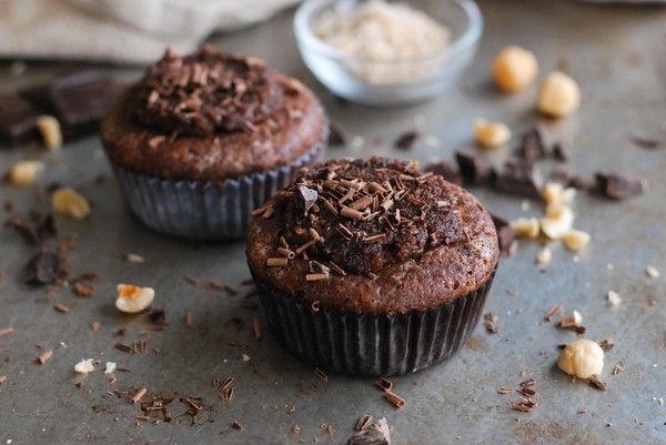"Nutella"muffins utan tillsatt socker - Baka Sockerfritt